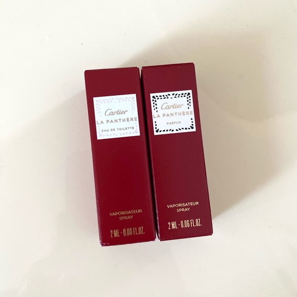 Cartier | Makeup | Cartier Two Mini La Panthere Samples | Poshmark